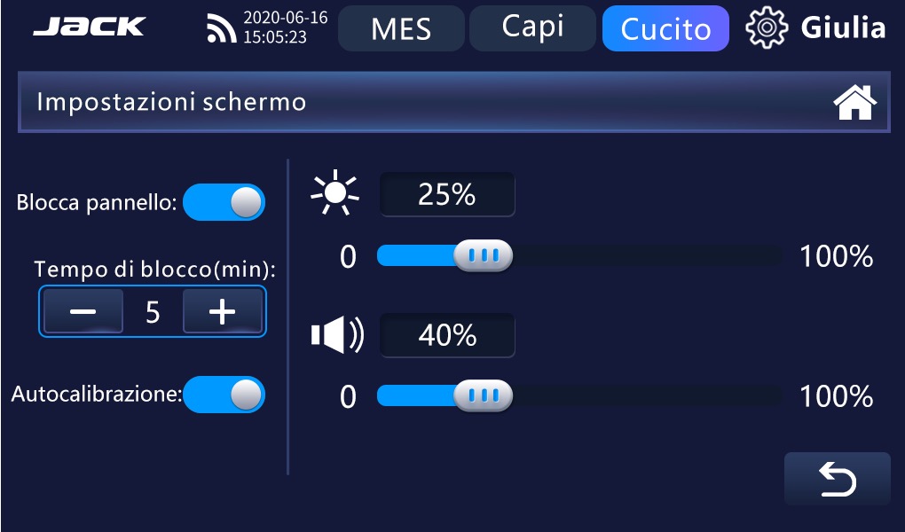 Jack Italia - Pannello Touch Screen